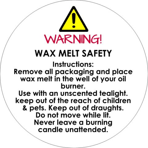 Melt safety Stickers - LA Ink Printing Studio